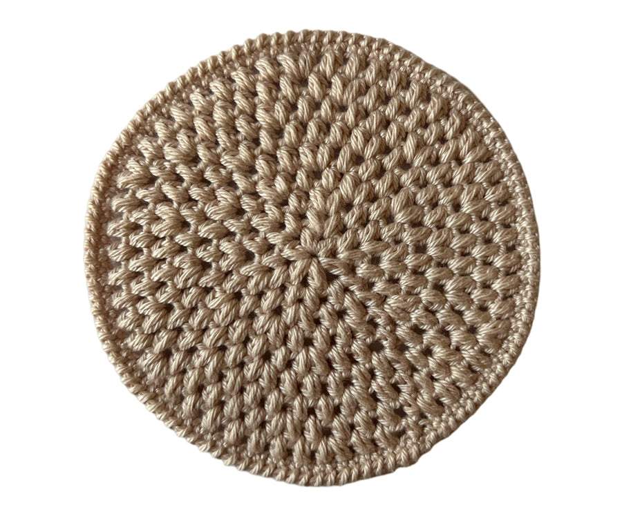 Miniatyr – Virkad stor rund matta till dockhus, dockskåp och ...